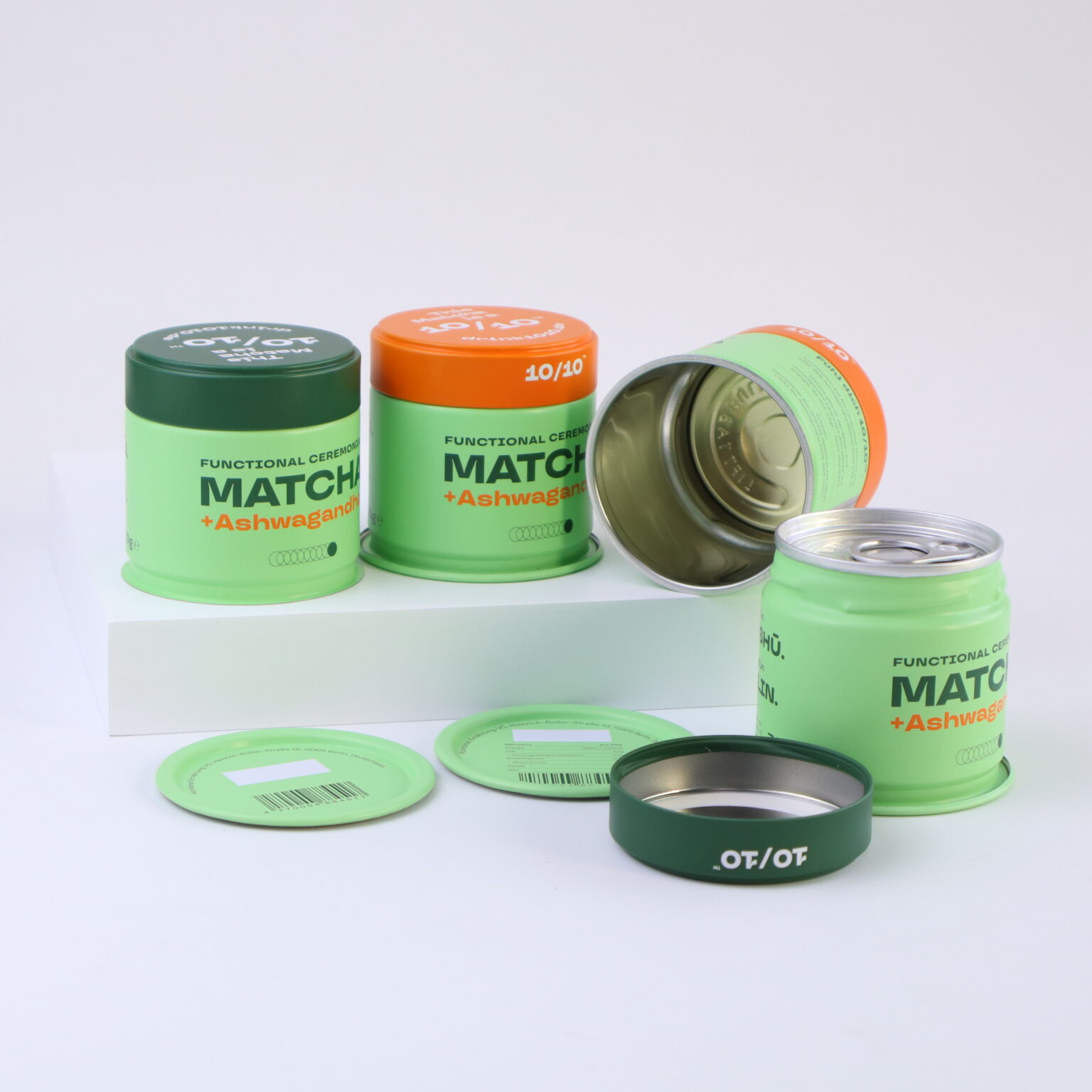 Matcha Tin Container Wholesale | Custom Size & Pattern - TINSPKG