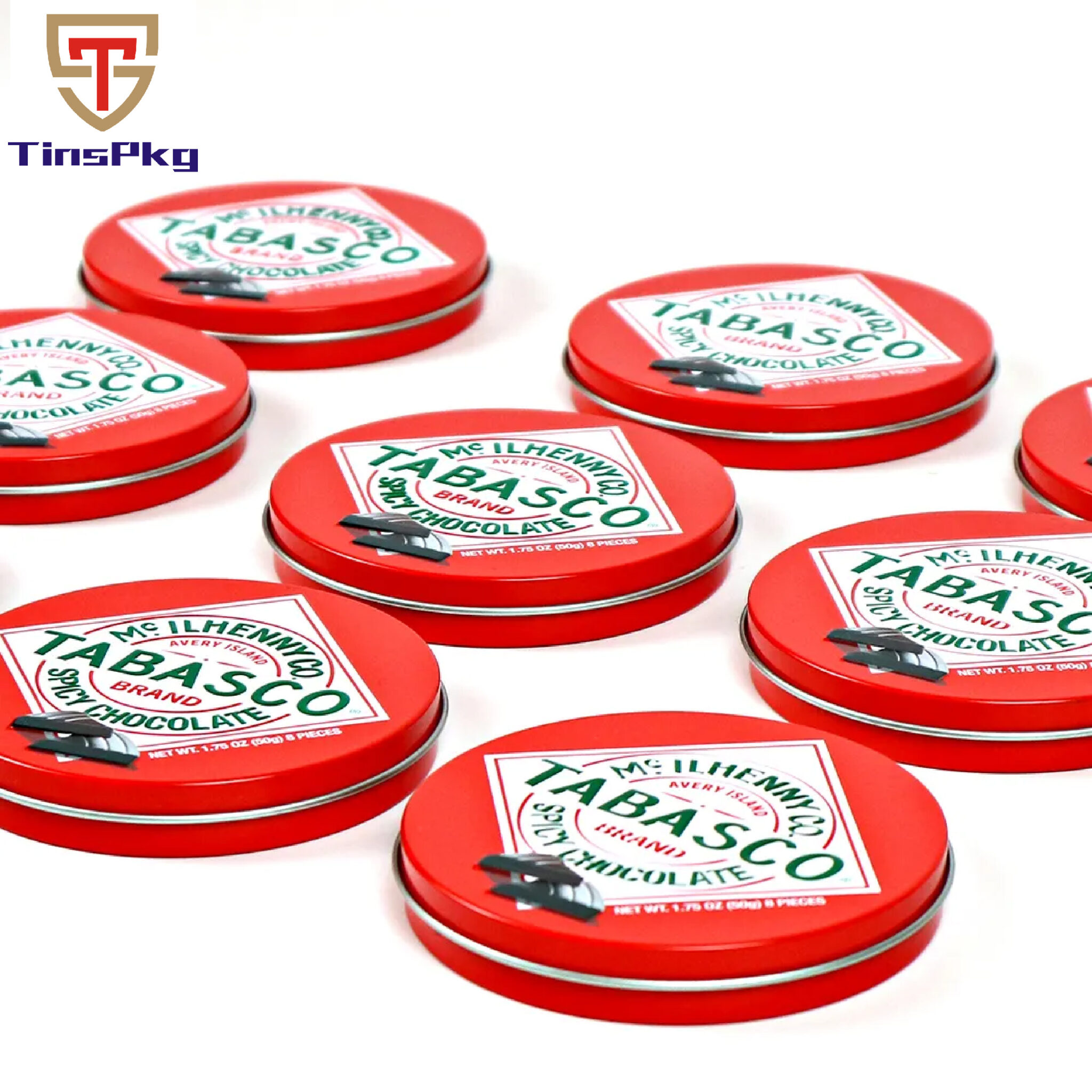 Custom Round Tin Can - Slip Lid, Dia86x14mm - TINSPKG