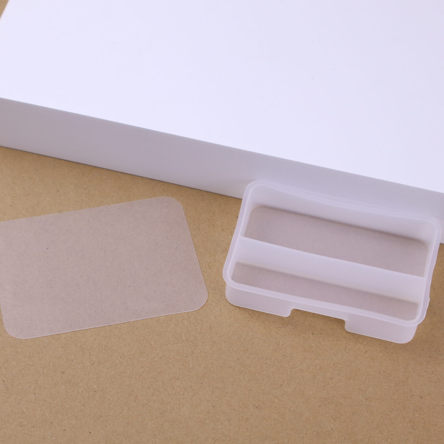 Rectangular Tin Box - Hinged Lid, 93x68x17mm - TINSPKG